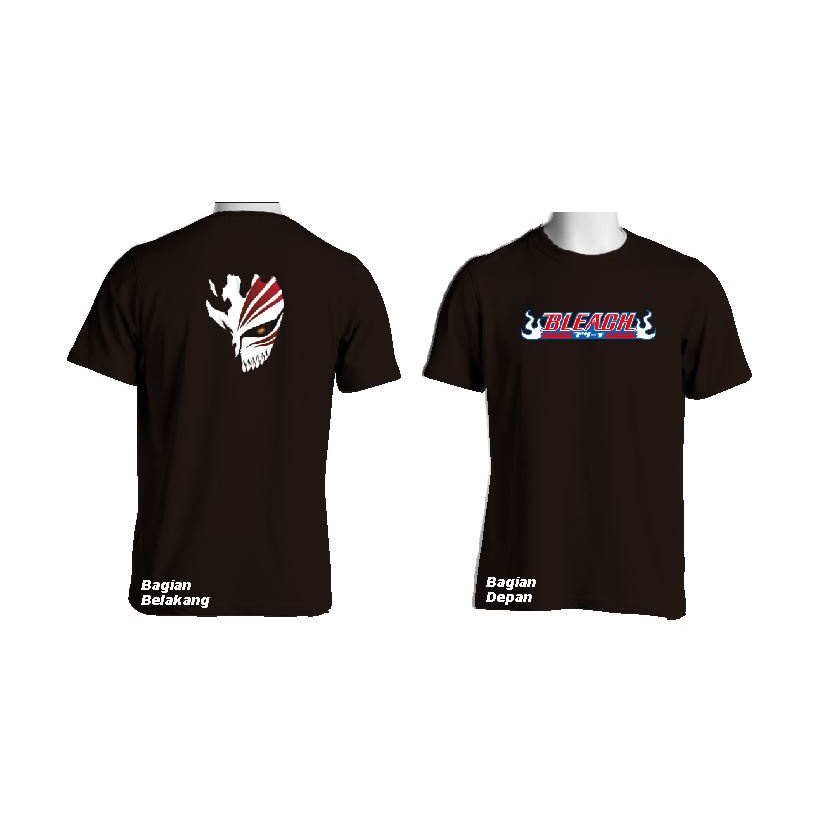 Jual Ichigo Bleach Hollow Mask Anime Wibu T Shirt Kaos Katun 24S Manga ...