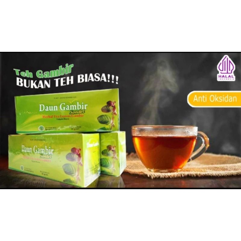 Jual Teh Herbal Daun Gambir asli PAK-PAK BHARAT | Shopee Indonesia
