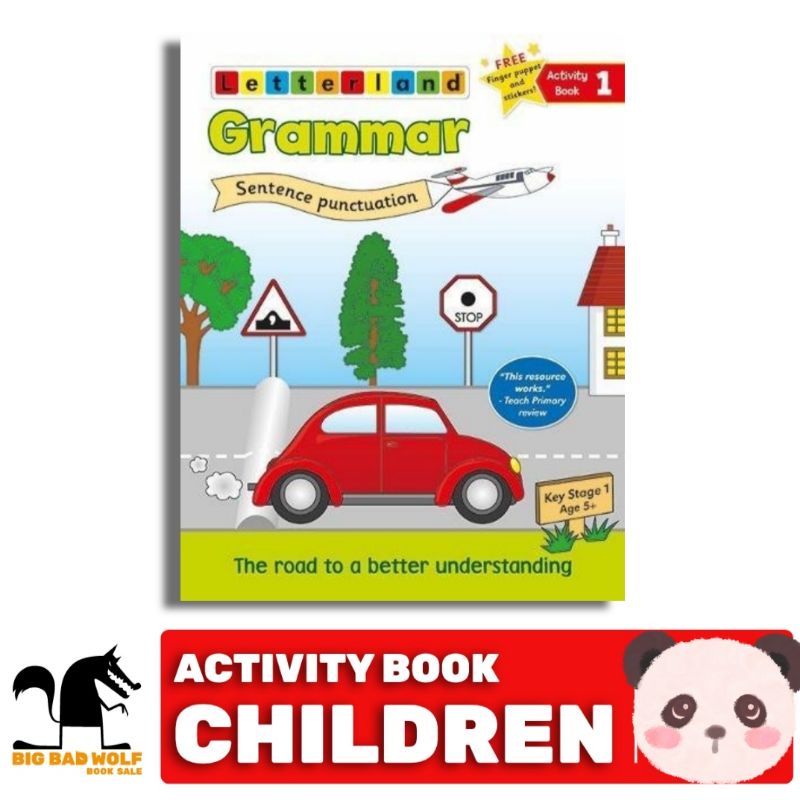 Jual BIG BAD WOLF LETTERLAND GRAMMAR ACTIVITY BOOK 1 : SENTENCE ...