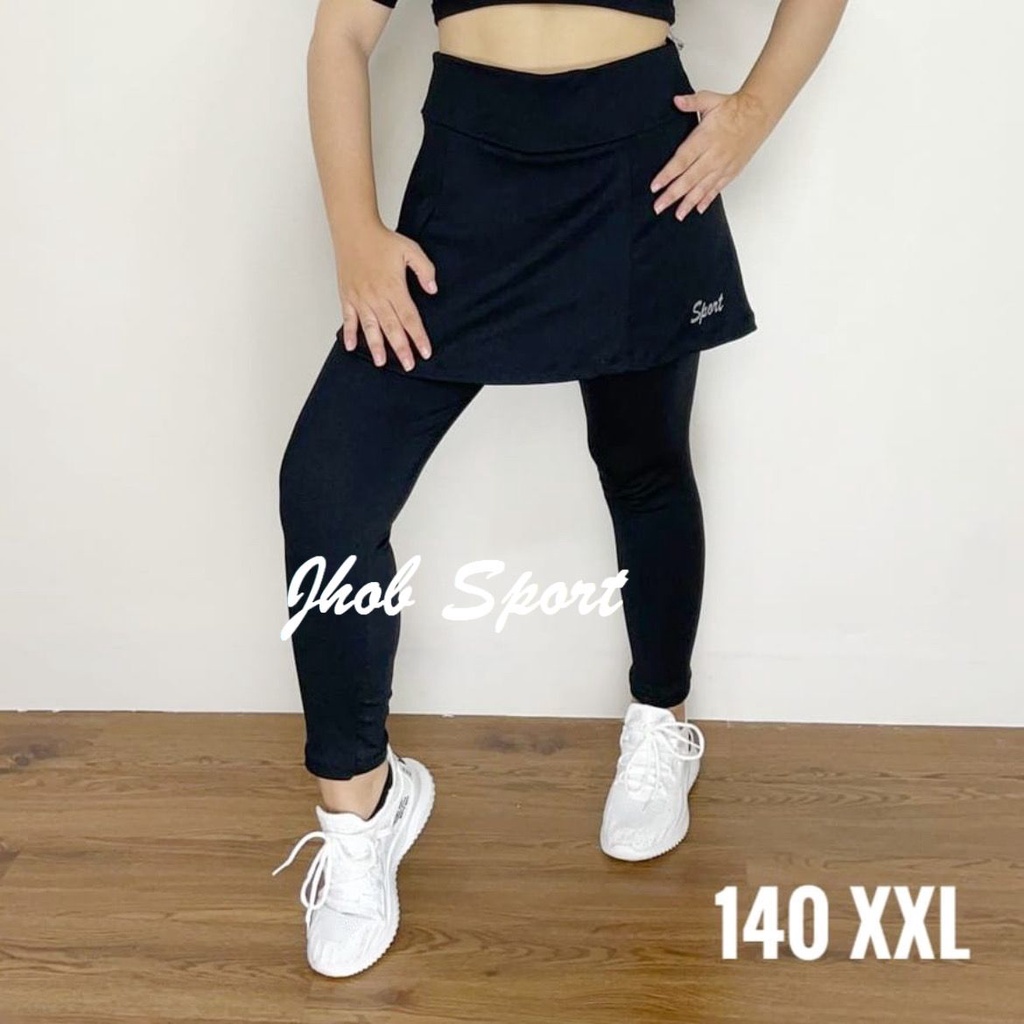 Jual Celana Legging Rok Senam Muslimah/Celana Olahraga Panjang/Legging ...