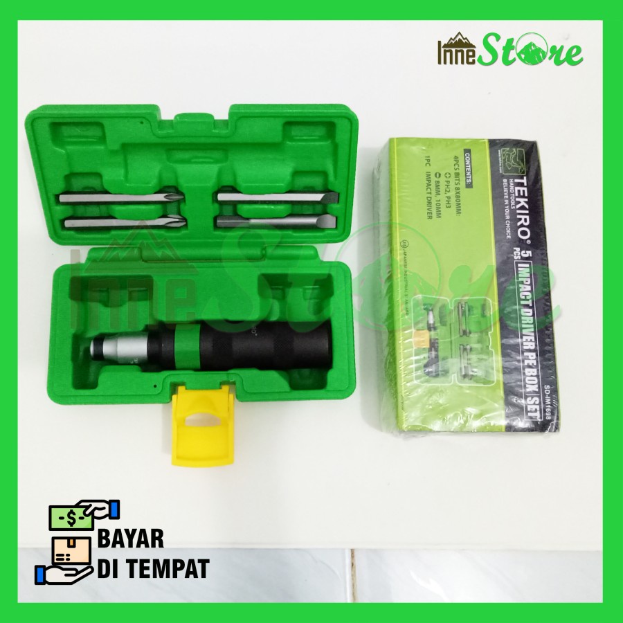 Jual Obeng Ketok Tekiro 5pcs Obeng Getok Tekiro Original | Shopee Indonesia
