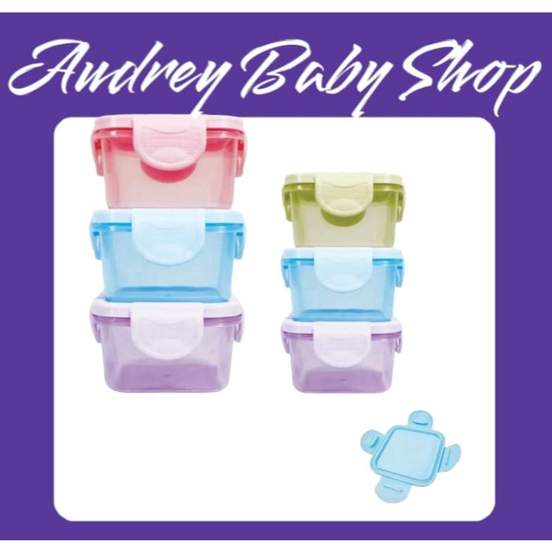 Jual Food Container Baby Safe isi 3 PCS / Tempat makan 150ml dan 60ml ...