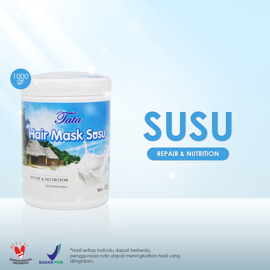 Jual Tata Hair Mask Susu 1kg (Kemasan Salon) Perawatan Rambut Rusak ...
