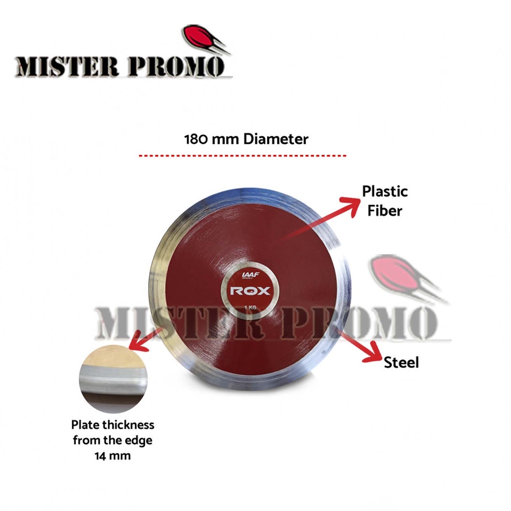 Jual Cakram Fiber 2 Kg Lempar Cakram 2Kg ROX Atletik | Shopee Indonesia