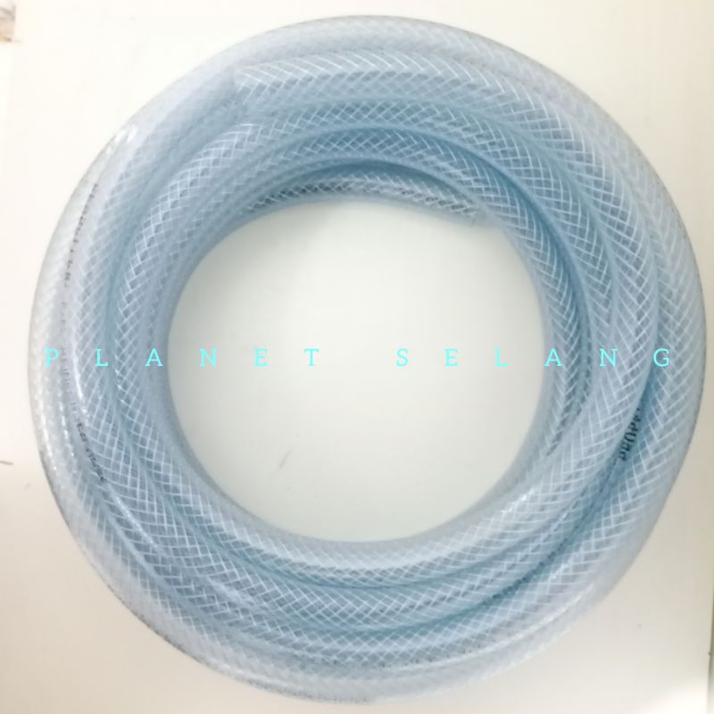 Jual Selang Air 25 Meter 5/8 Inch Tebal 2 MM Benang Bening Selang Air Serat Benang Selang Air ...