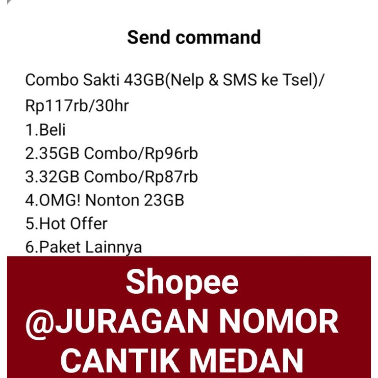 Jual kartu combo sakti telkomsel 30gb paten | Shopee Indonesia