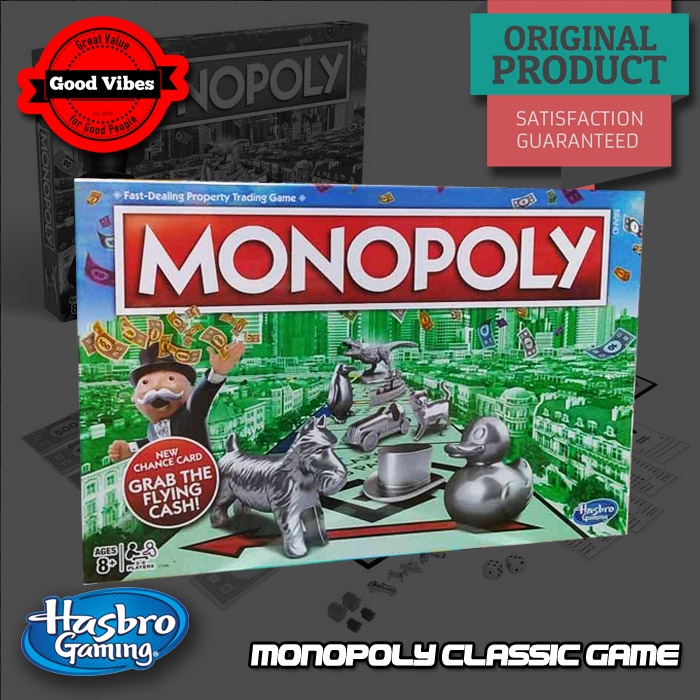 Jual HASBRO Monopoly Classic Board Game Original | Shopee Indonesia