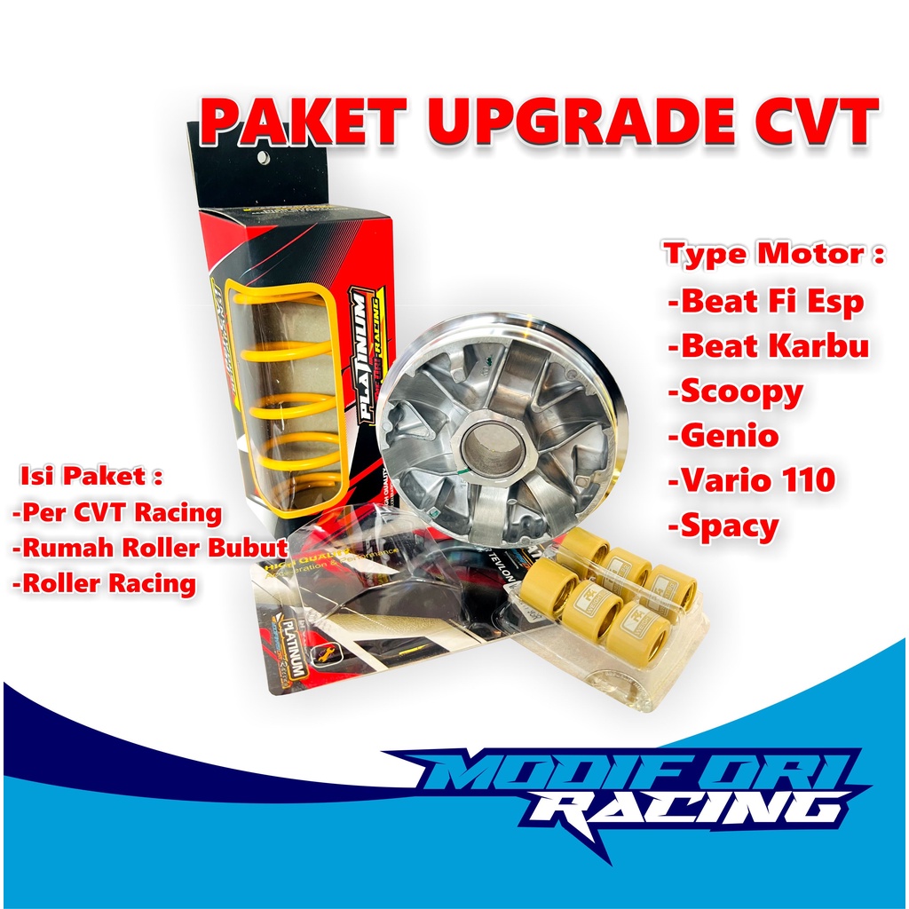 Jual Paket Uprade CVT Beat Deluxe-Genio-Beat Fi ESP-Scoopy Per CVT ...