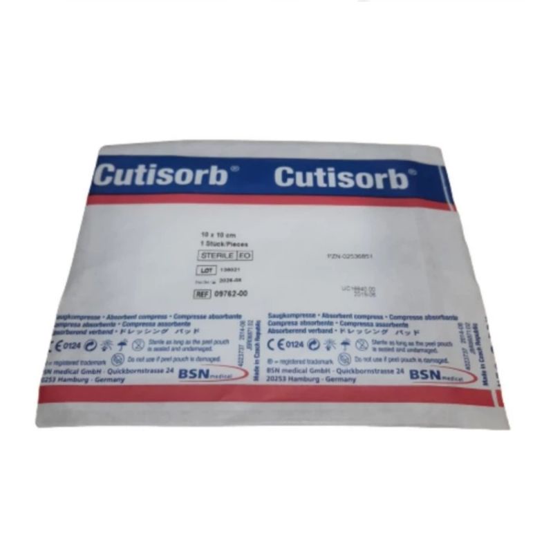 Jual Cutisorb 10x10cm Compress Luka Steril Absorbent 10 x 10 BSN ...