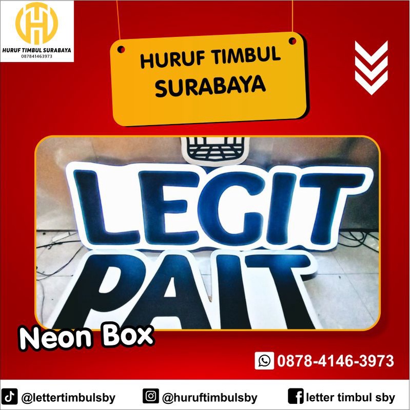 Jual Jual Huruf Timbul & Logo Nyala Logo Timbul Akrilik Logo Acrylic ...