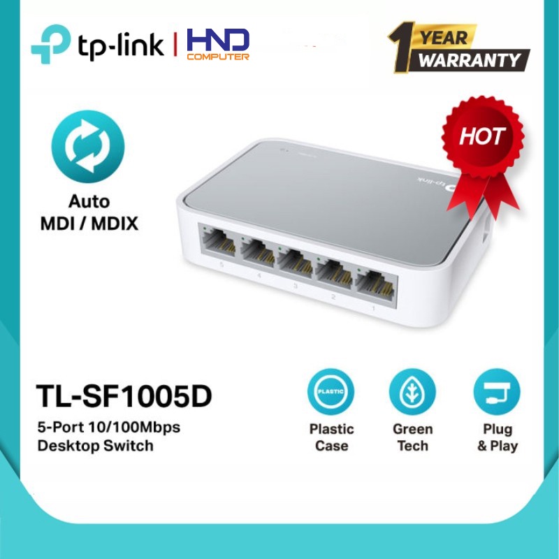 Jual TP-Link TL-SF1005D Switch Hub 5 Port | Shopee Indonesia