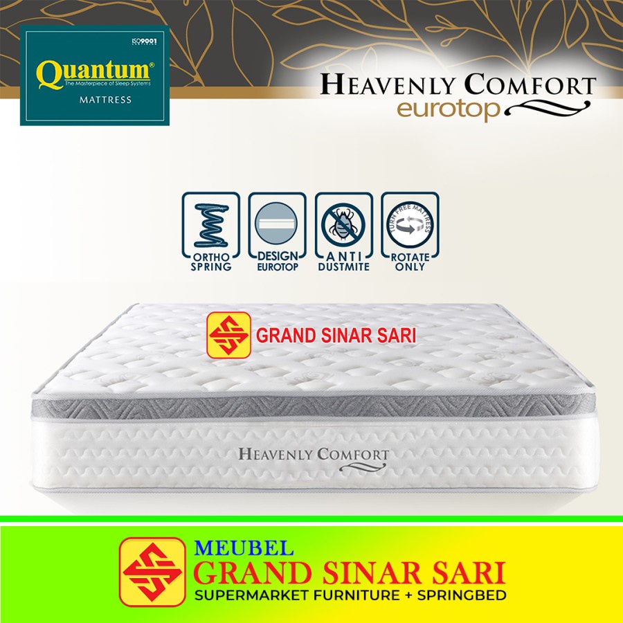 Jual Kasur Quantum Heavenly Comfort EuroTop (Mattress Only) | Shopee ...