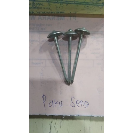 Jual paku seng + karet seng / paku atap rumah paku asbes | Shopee Indonesia