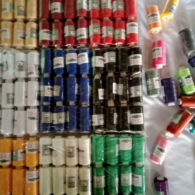 Jual Benang Jahit Rope Brand 40/2 500 yard lusinan | Shopee Indonesia