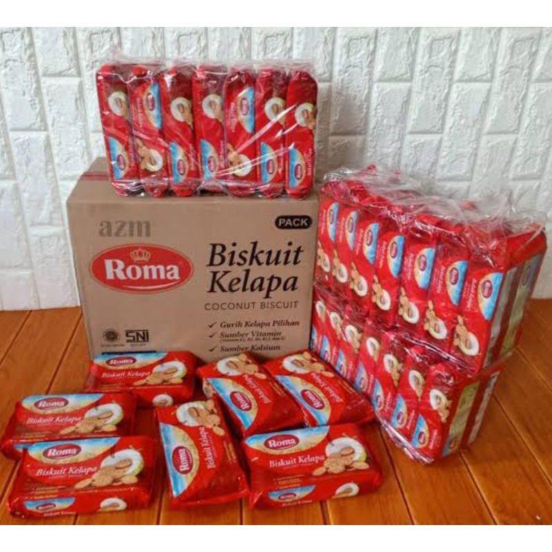 Jual Roma kelapa biskuit harga per 1pak isi 7 | Shopee Indonesia