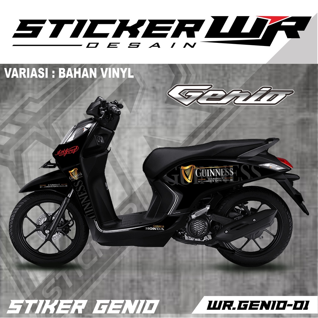 Jual Stiker Genio - Sticker Striping Honda GENIO Fabulous List Variasi ...