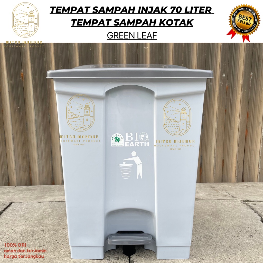 Jual SALE!! TEMPAT SAMPAH INJAK 70 LITER GREEN LEAF / KOTAK SAMPAH ... Jual SALE!! TEMPAT SAMPAH INJAK 70 LITER GREEN LEAF / KOTAK SAMPAH ...