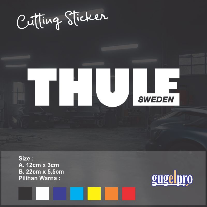 Jual sticker thule sweden stiker cutting | Shopee Indonesia