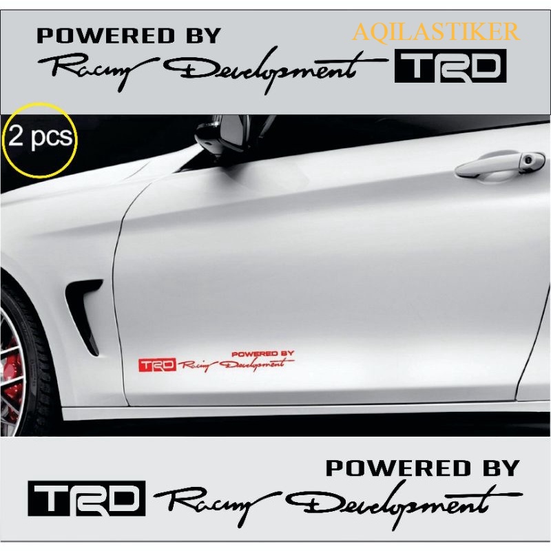 Jual STIKER CUTTING STICKER TRD POWERED BY RACING DEVELOPMENT | Shopee ...