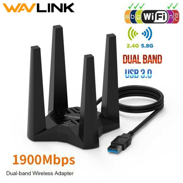 Jual WIFI USB Dual Band WAVLINK AC1900 Wifi 5 High Gain 4 Antena ... Jual WIFI USB Dual Band WAVLINK AC1900 Wifi 5 High Gain 4 Antena ...