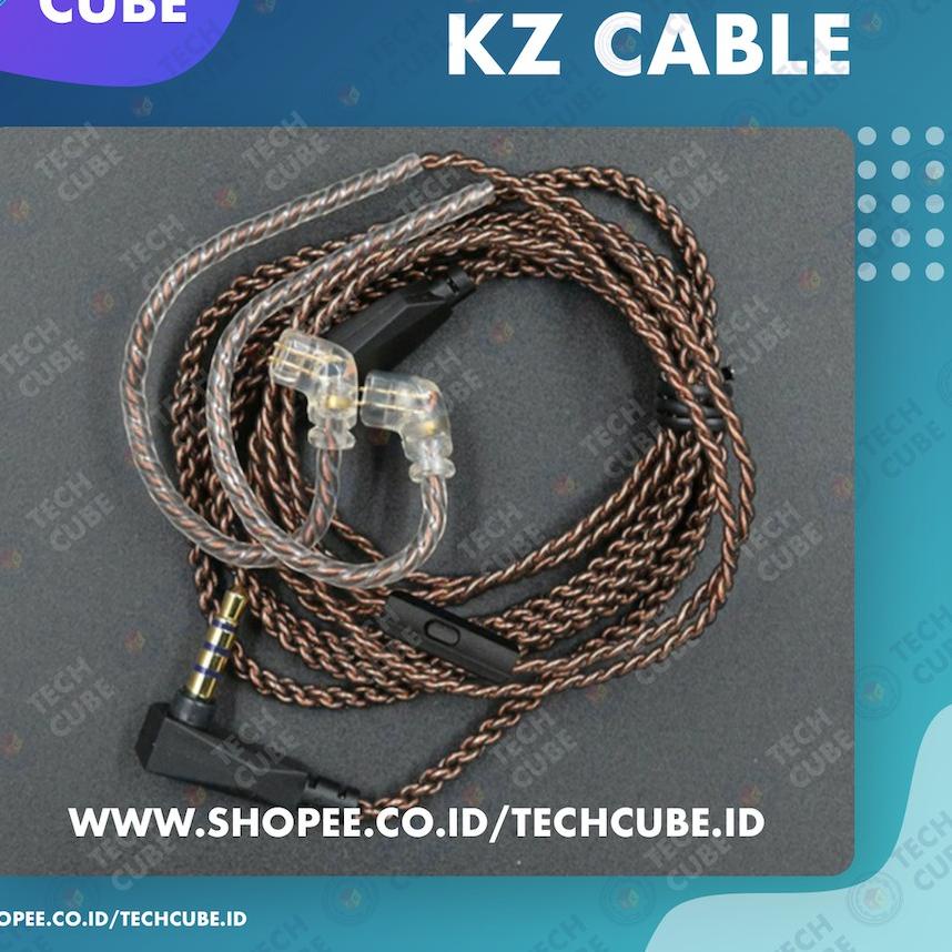 Jual Kabel KZ Cable KZ Type C Upgrade Copper Silver Original ZSN PRO X ...