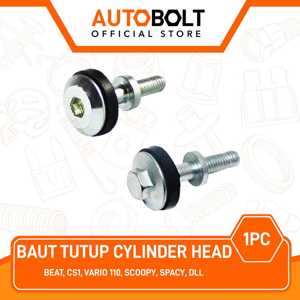 Jual Baut Tutup Cylinder Head Beat Karbu Pop & Scoopy & Vario 110 ...