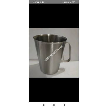 Jual Gelas Ukur Stainless Steel 2000 ml dengan garis takar/Measurement ...