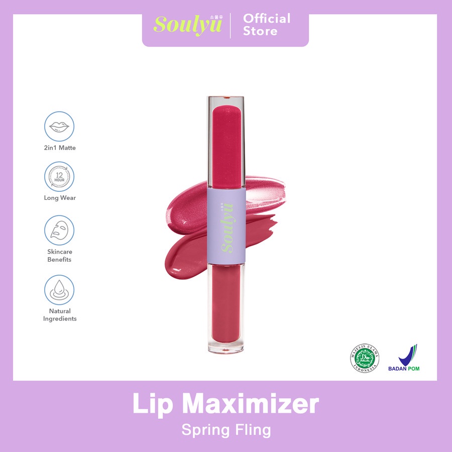 Jual Soulyu Lip Cream N Gloss Maxim Spring Fling 60Ml | Shopee Indonesia
