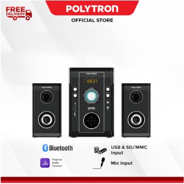 Jual Polytron Speaker Active Bluetooth Radio MIc Input PMA 9523 GARANSI ...