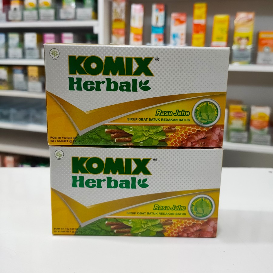 Jual Komix Herbal Jahe Isi 6 Sachet Obat Original | Shopee Indonesia