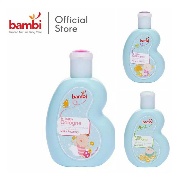 Jual Bambi Baby Cologne 100ml - Baby Cologne / PARFUM BAYI | Shopee ...