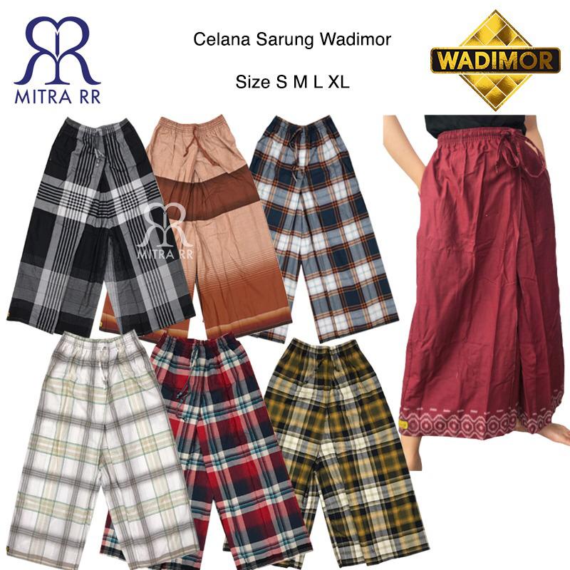 Jual Celana Sarung Wadimor Motif Salur Kotak Kombinasi Sarcel Dewasa S ...