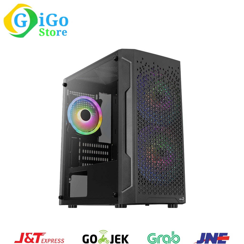 Jual Casing Komputer Aerocool Trinity Mini Mid Tower Case PC - Black ...