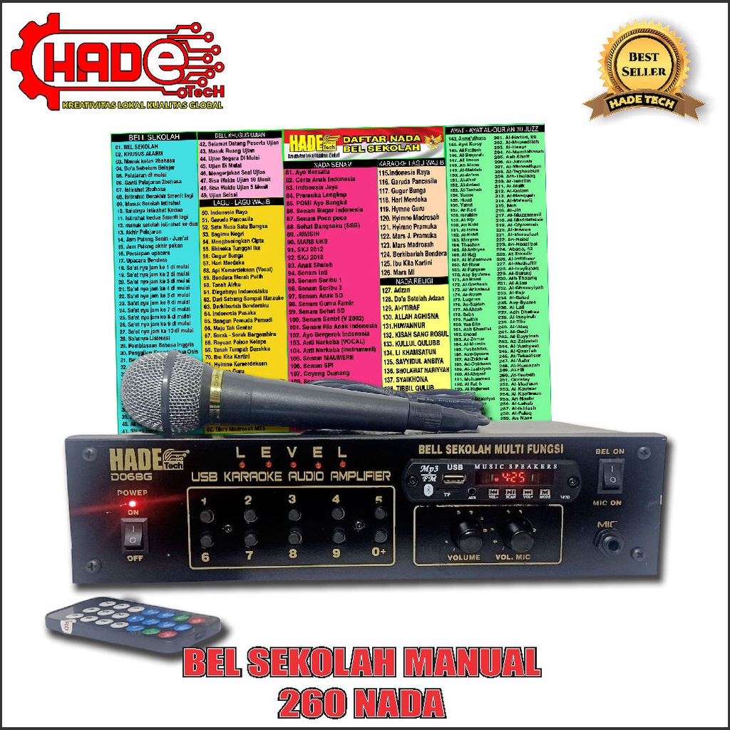 Jual BEL SEKOLAH MANUAL PLUS MIC | Shopee Indonesia