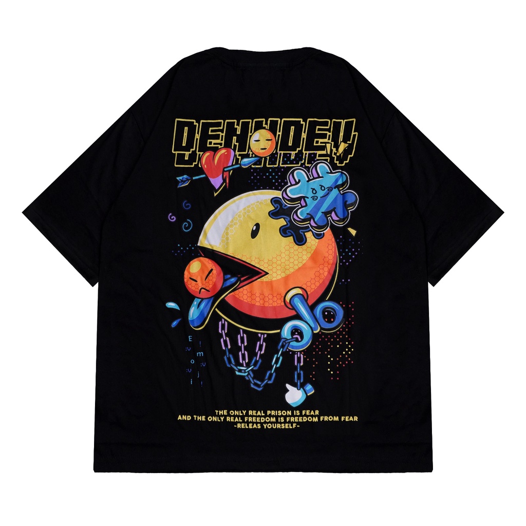 Jual DEN N DEV Kaos Oversize Pria Motif UNITY T-Shirt Keren Baju Distro ...