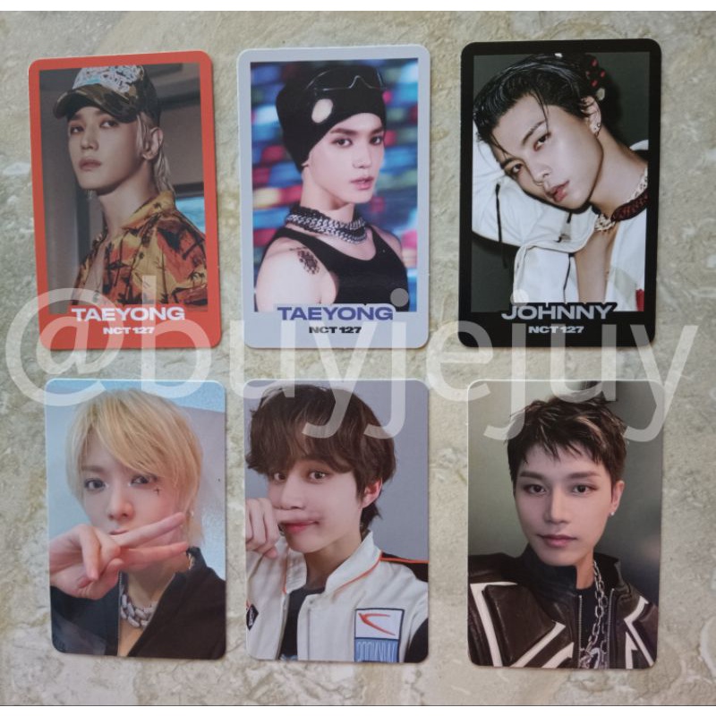Jual PC PHOTOCARD OFFICIAL NCT 127 TRADING CARD TC A B C D UNSEALED MD ...