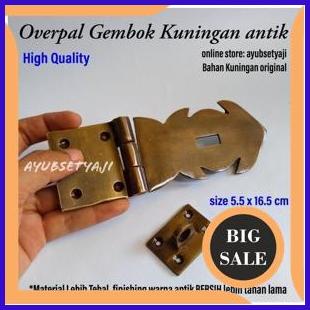 Jual parts Overpal Gembok Kuningan antik Pengunci pintu Rumah gerbang ...