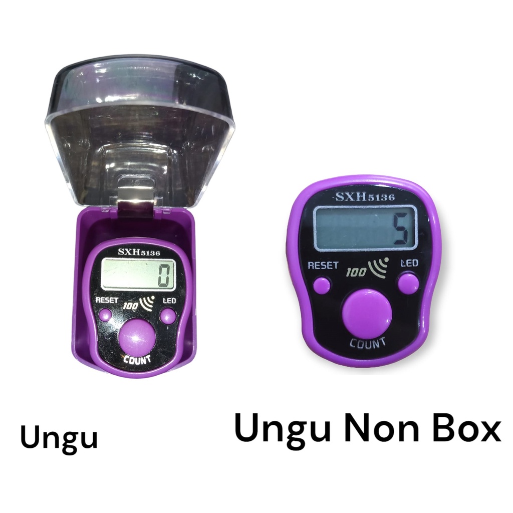 Jual HHS Tasbih Digital LED Alarm 100 Bunyi Finger Counter Jari ...