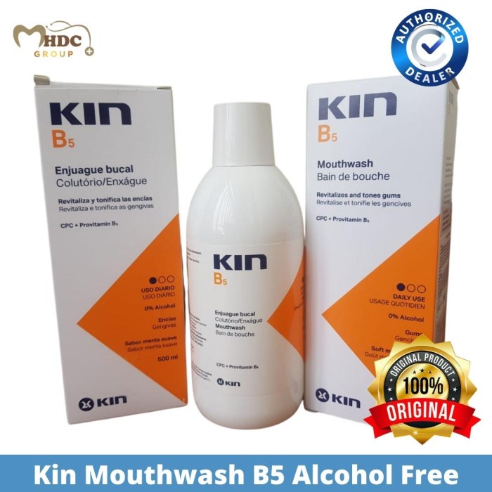 Jual Obat kumur KIN B5 mouthwash Mengandung CPC dan bebas alkohol ...