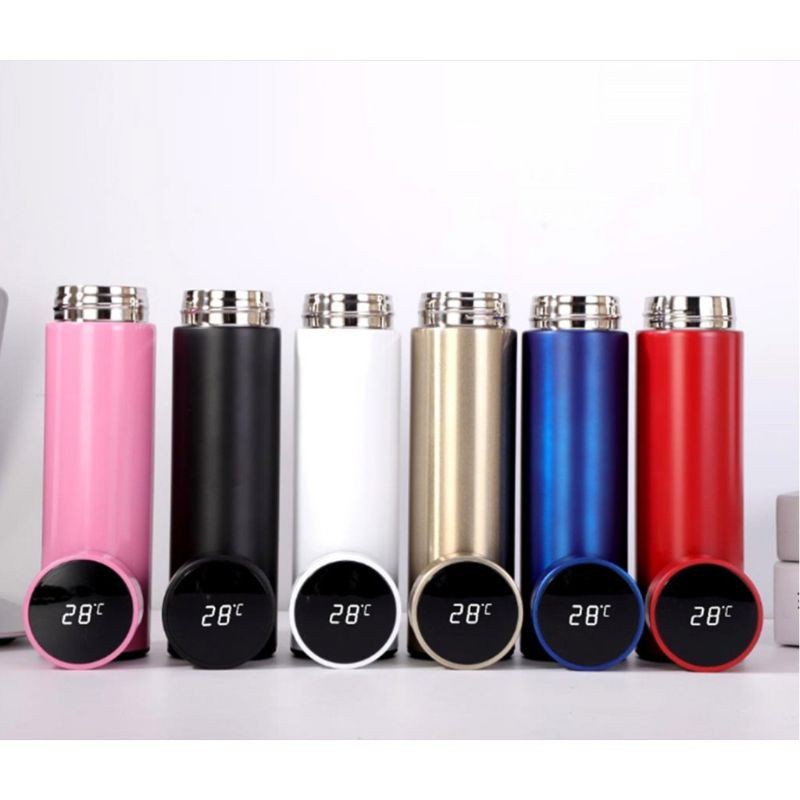 Jual Termos Display Suhu Temperatur / Termos LED Stainless Stainless ...