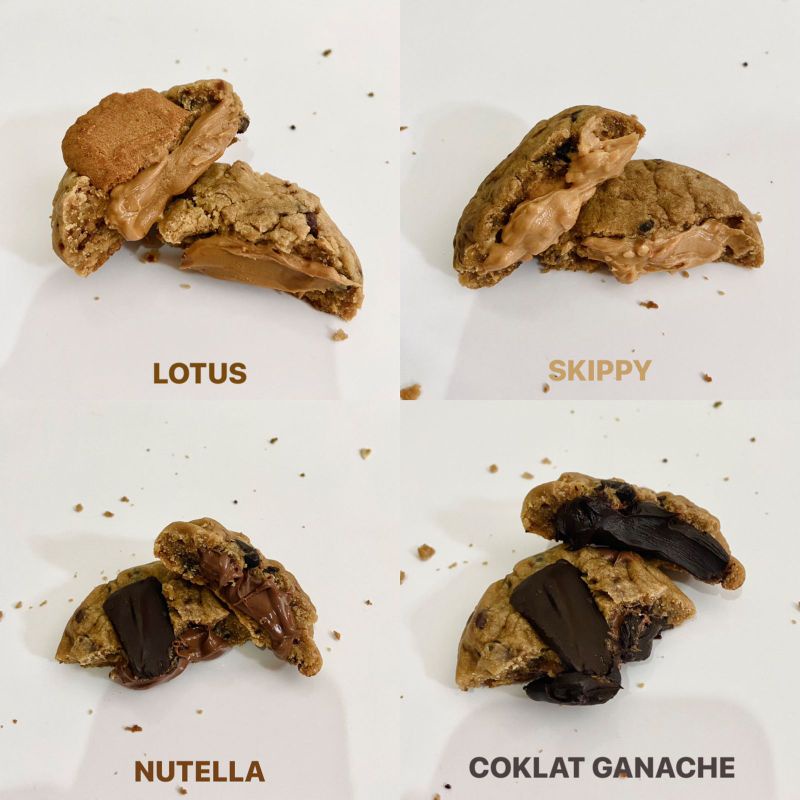 Jual SOFT COOKIES NUTELLA SKIPPY LOTUS COKLAT GANACHE | Shopee Indonesia