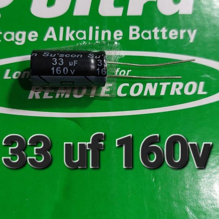 Jual elko elco 33uf 160v 33 uf 160 v volt tv power supply psu tv ...