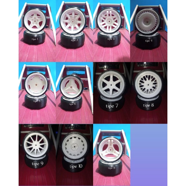 Jual 4pcs velg drift mainan RC WPL D42 dan d12 hex 5mm 1/10 | Shopee ...