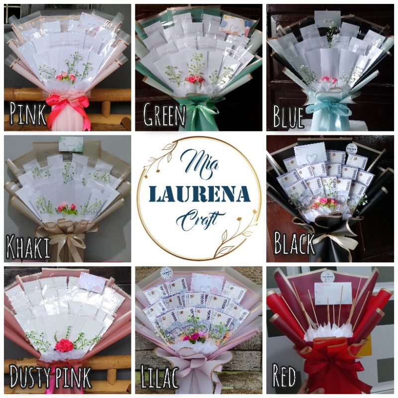 Jual Money Bouquet / buket uang kosong 25 / 30 lembar | Shopee Indonesia