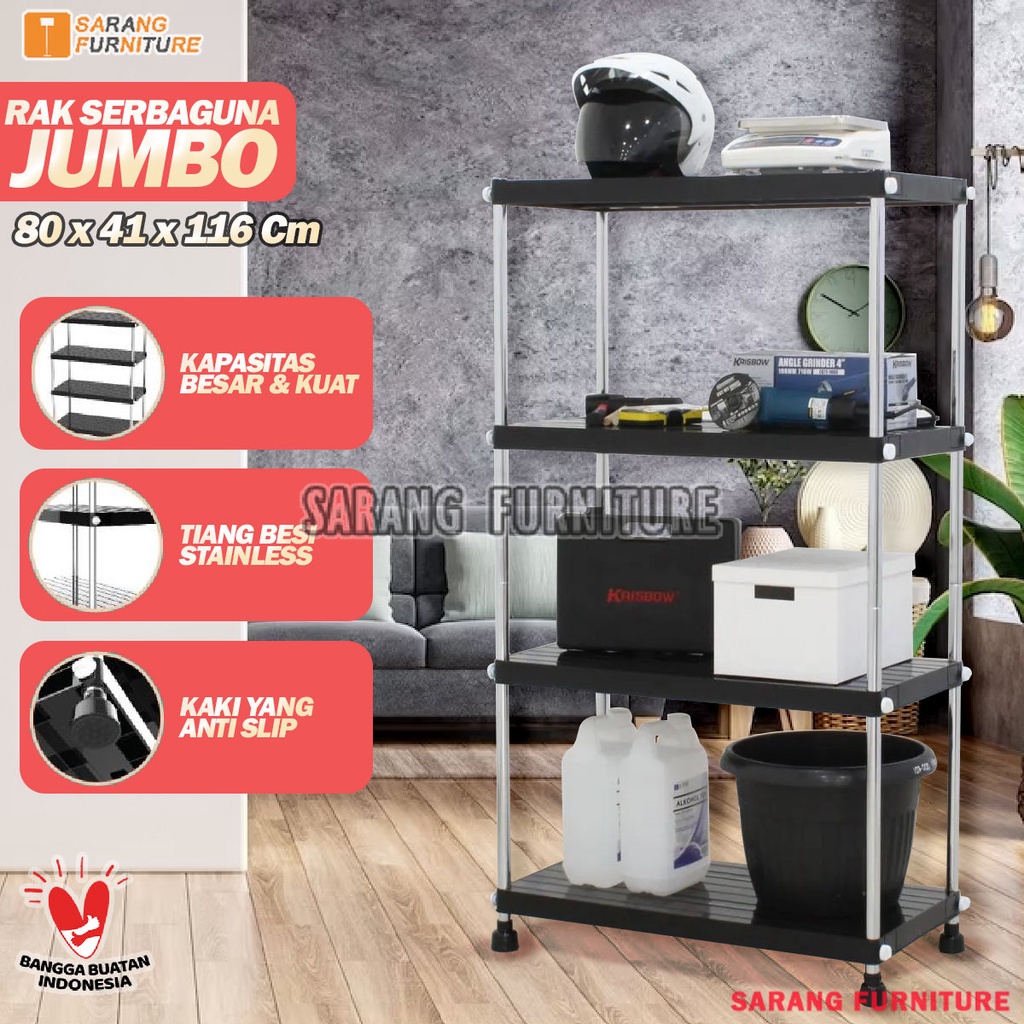 Jual RAK NAIBA HERCULES 5024 STAINLESS SERBAGUNA TERBARU MURAH LEMARI ...