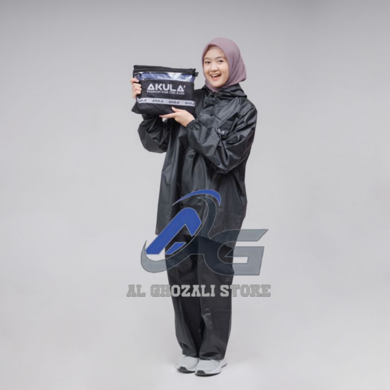 Jual RAINCOAT, JAS HUJAN PRIA WANITA BAHAN PVC ANTI REMBES BY AKULA | Shopee Indonesia