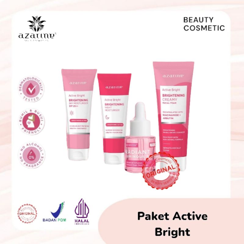 Jual AZARINE PAKET ACTIVE BRIGHT | Shopee Indonesia