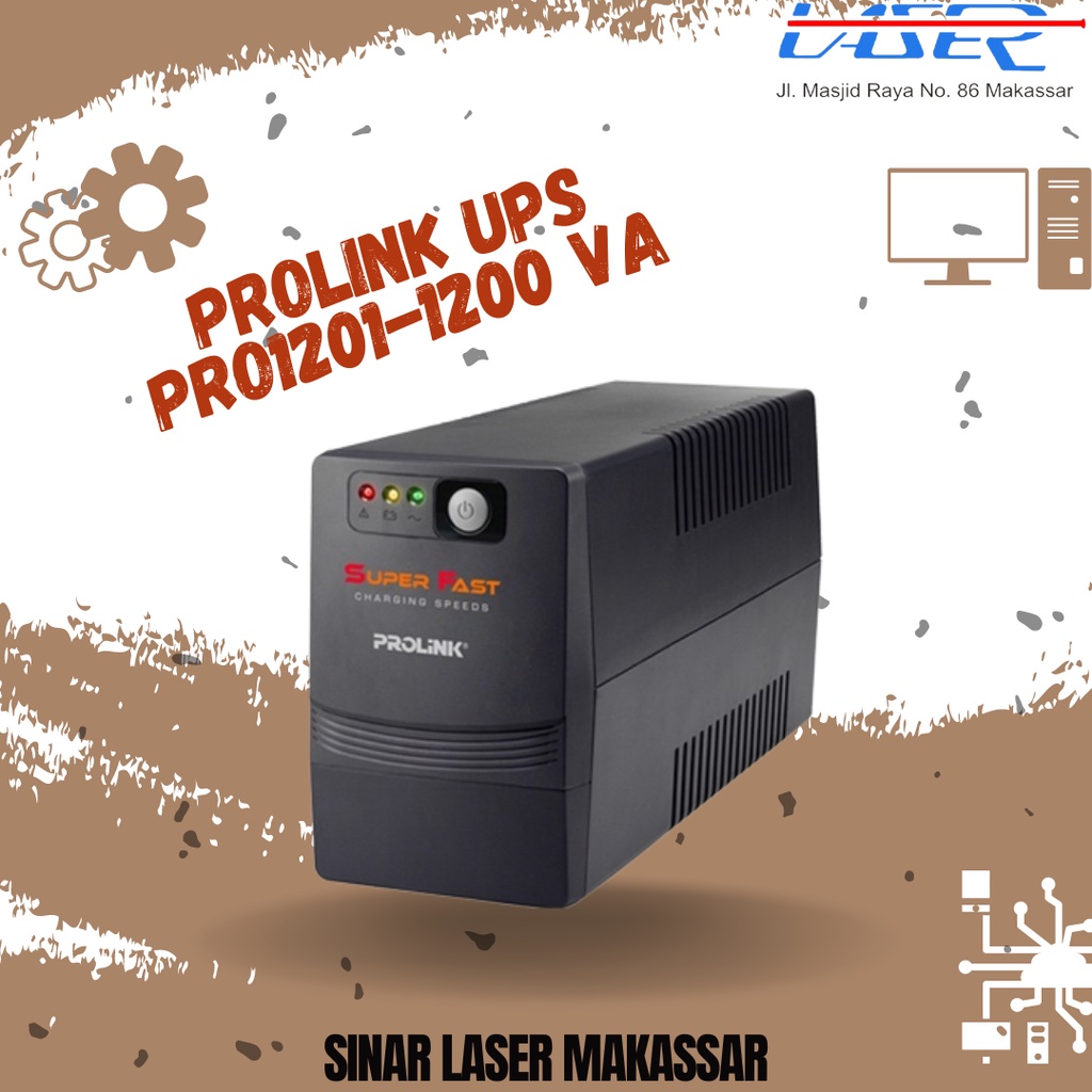 Jual PROLINK UPS PRO1201-1200 VA | Shopee Indonesia
