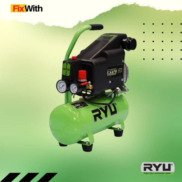 Jual RYU RCP200-1 RCP 200-1 Kompresor 2 HP 2HP 35 Liter Portable Compressor | Shopee Indonesia