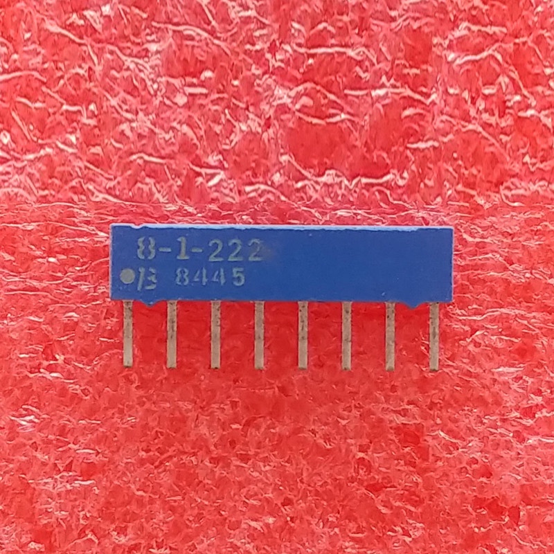 Jual Resistor Array SIP8 8p 8 pin 2K2 2.2K | Shopee Indonesia